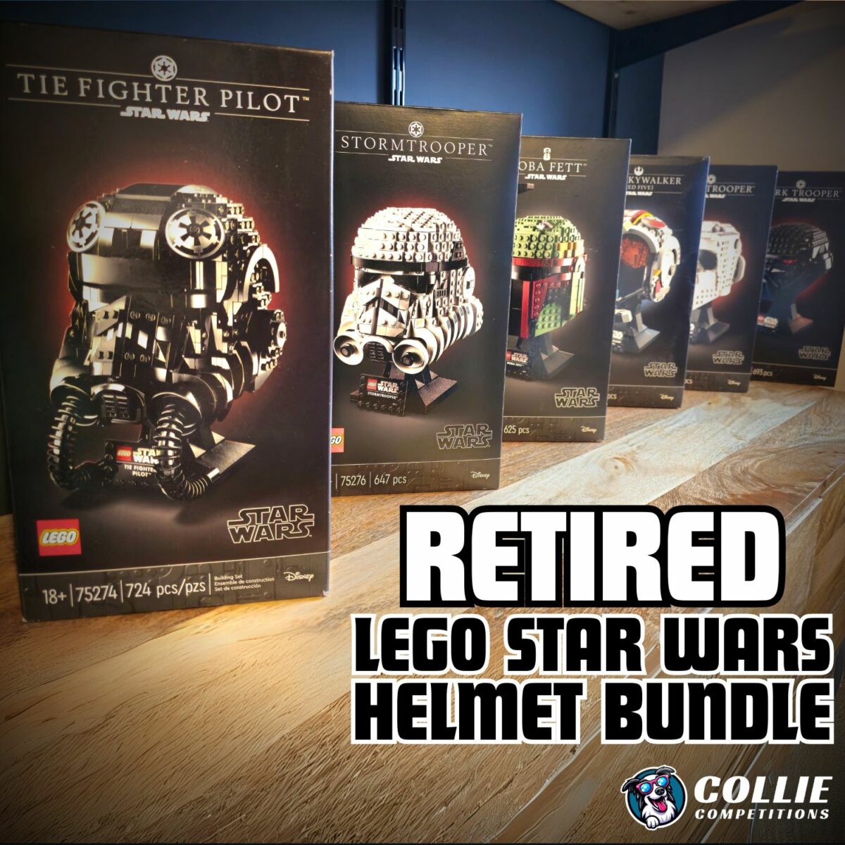 Lego Star Wars Retired Helmets Bundle #3 | Collie Competitions